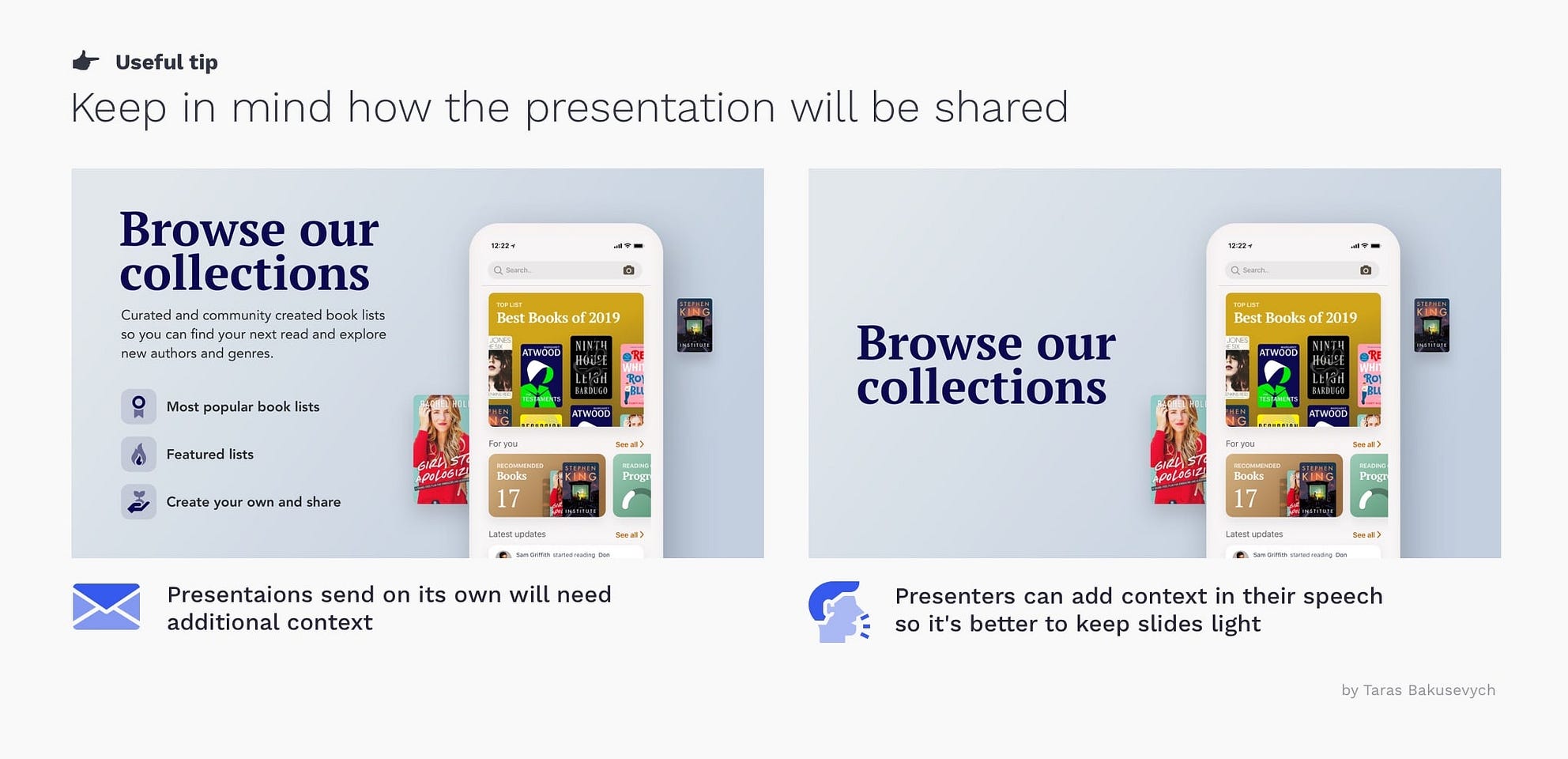 20 tips for better presentation design | by Taras Bakusevych | UX ...