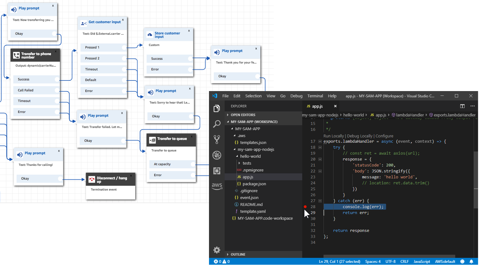 Advanced Conversational AI with Amazon Connect and Cognigy