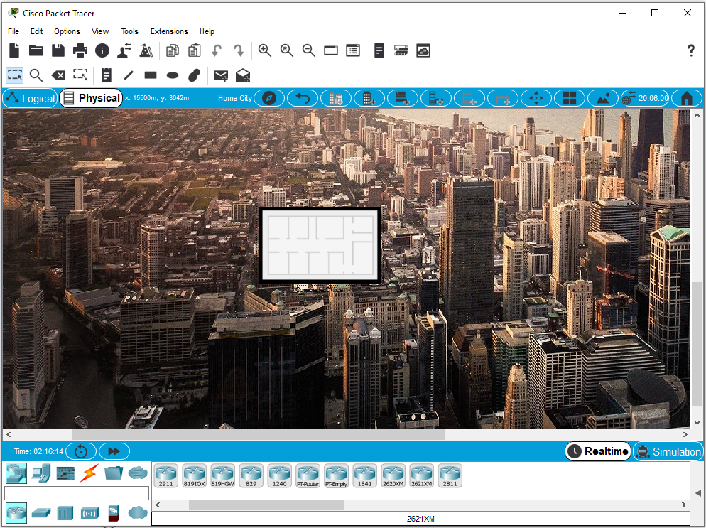 Cisco Packet Tracer ตอนที่ 8 Physical View | by Kong ATKom | Medium