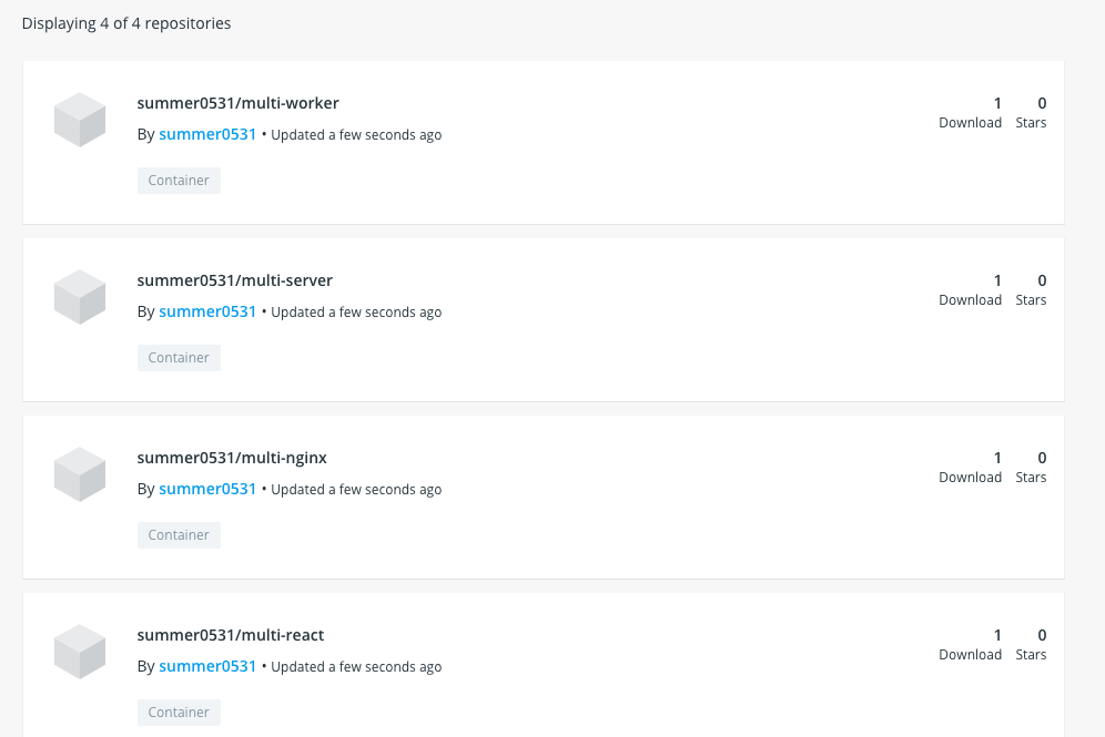 Docker — Multiple Container — CI - summer's life - Medium