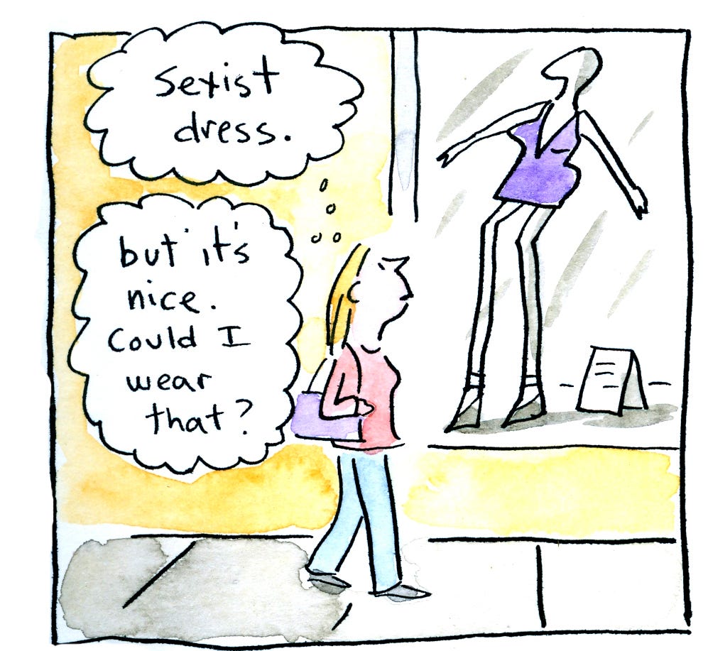 A Day In The Life Of A Feminist Cartoonist | by Liza Donnelly | The Nib ...