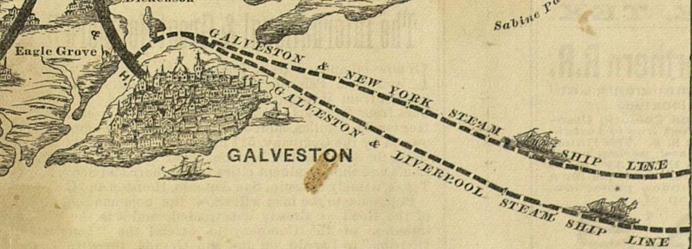 Colonists’ and Emigrants’ Route to Texas | by Texas General Land Office ...