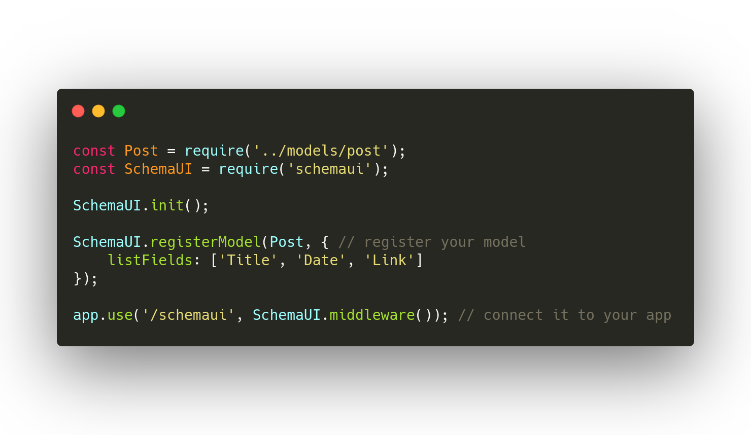 SchemaUI — Turn your mongoose schema into a fascinating Admin Dashboard ...