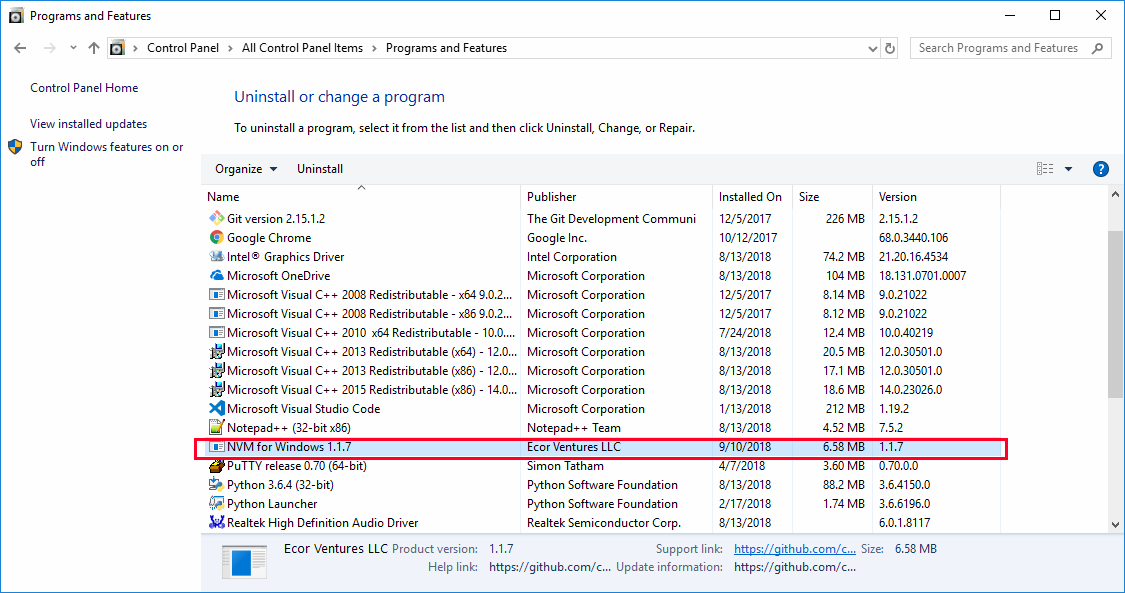 Maintain multiple versions of node.js in Windows Operating System using nvm | by Tyson Paul | Medium