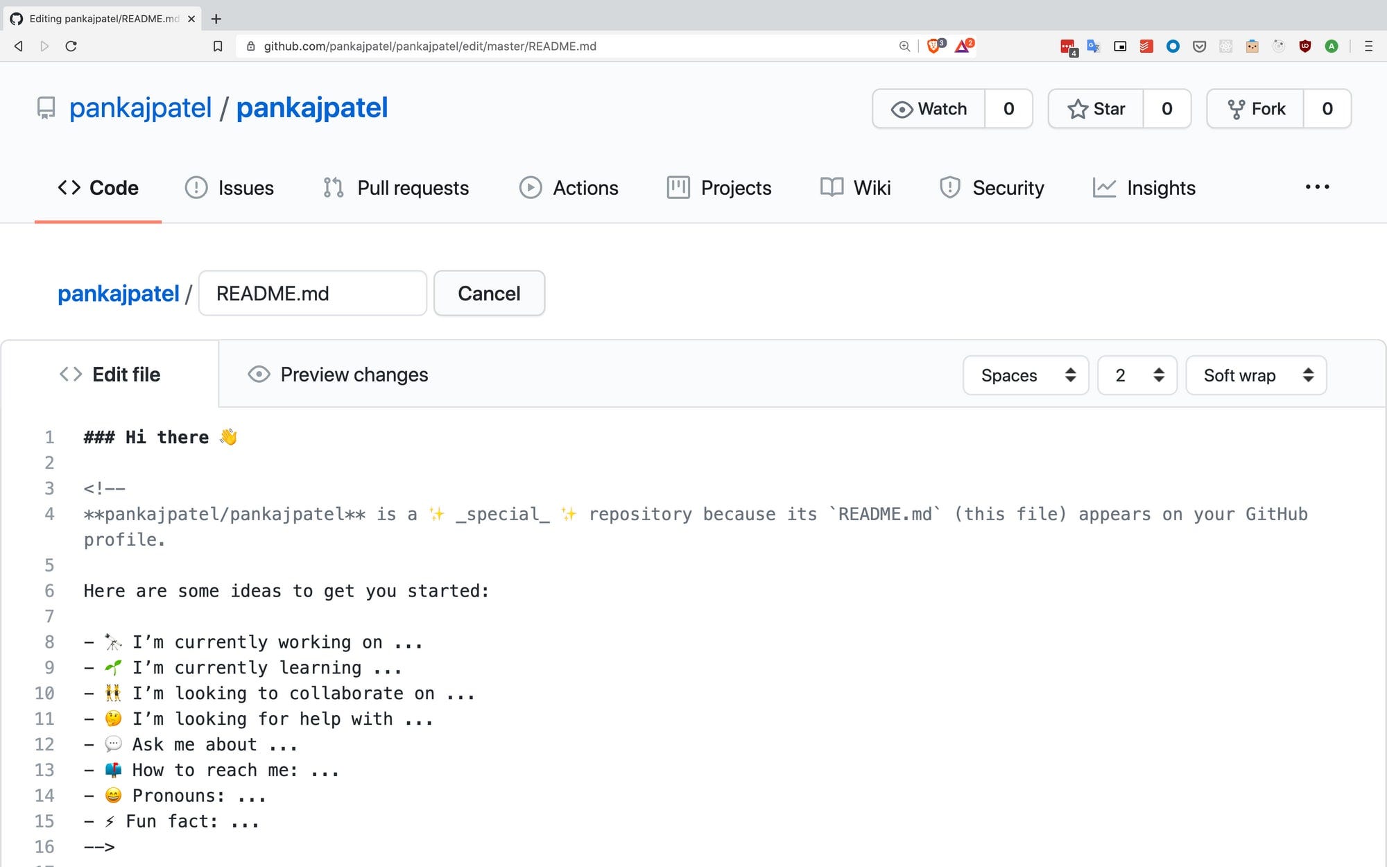 👨‍💻👩‍💻 This is how you can create Github Profile README | by Pankaj Patel | time2hack | Medium