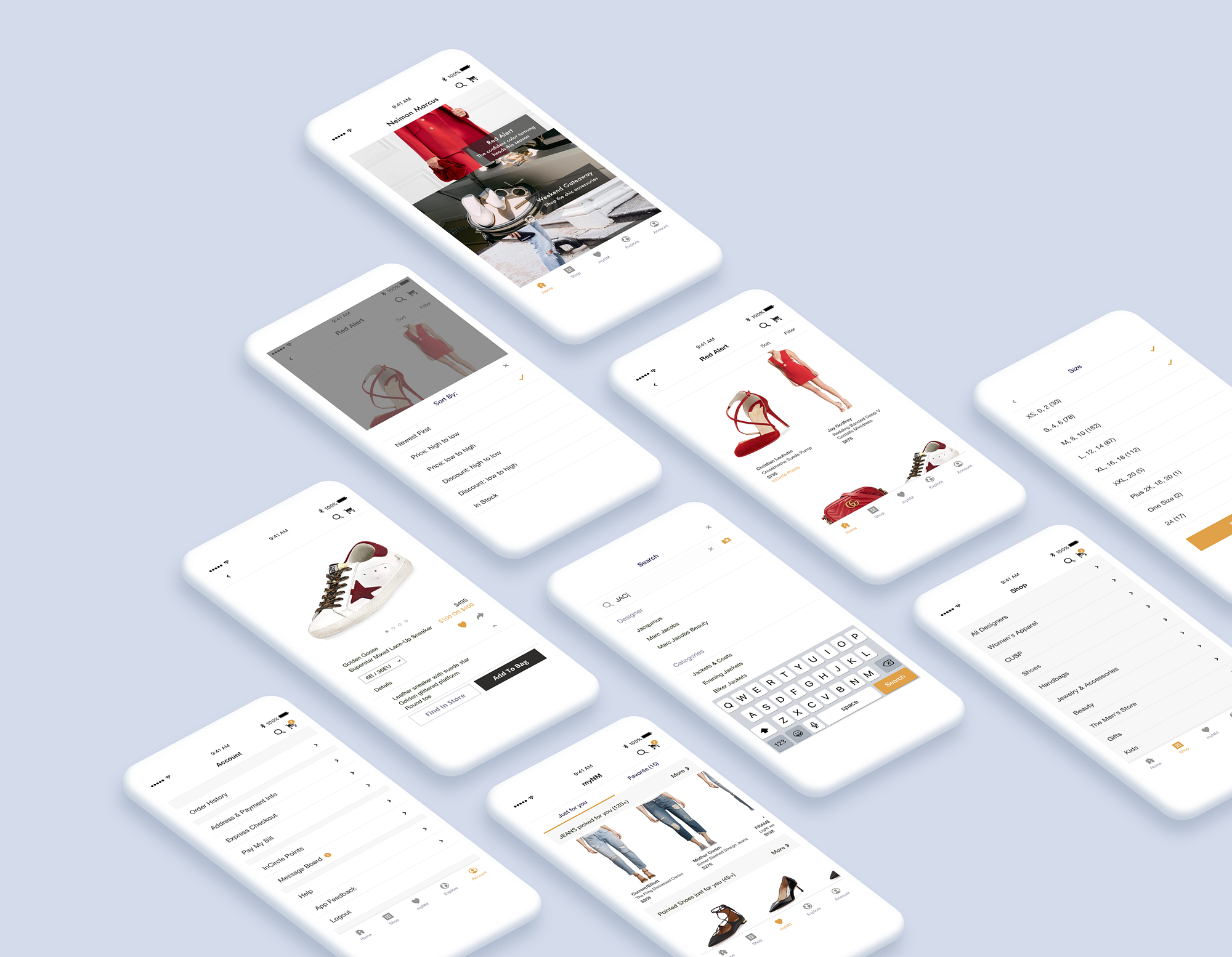 How I Redesign - Neiman Marcus iOS App - UX Planet