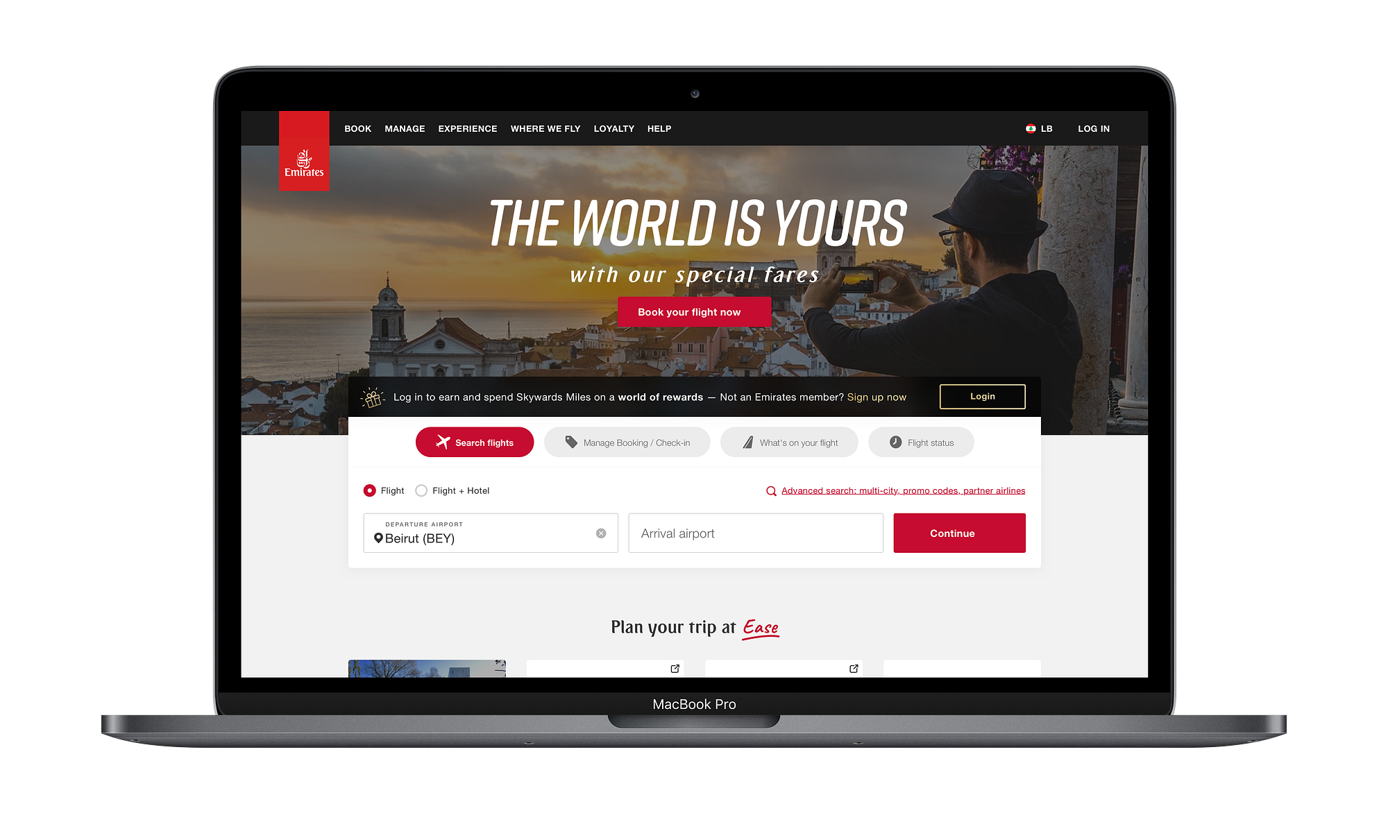 Emirates.com — a UX/UI case study for their website homepage | by ...
