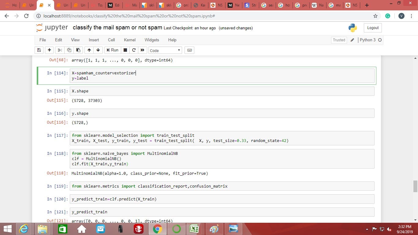 classify the spam or ham email with the help of Machine learning | by ...