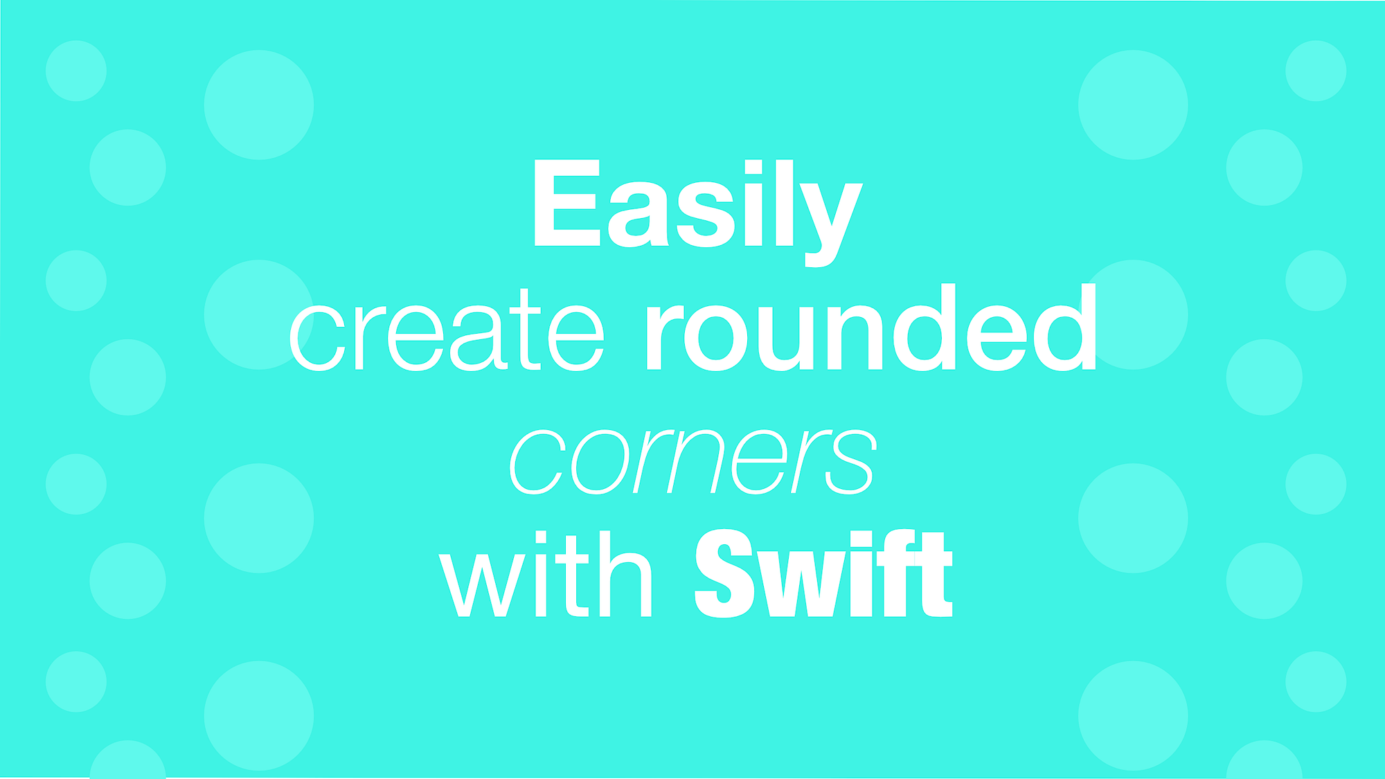 How To Create Top And Bottom Rounded Corners For Uiview With Swift By Darren Programming