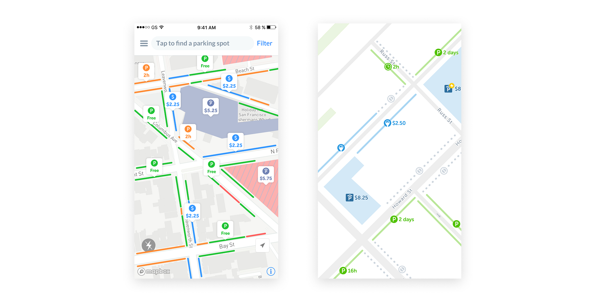 Designing towards live parking map — a UX case study