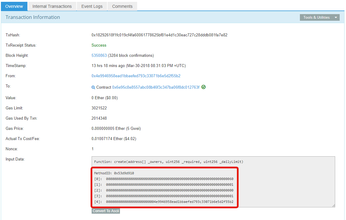 Verifying a contract triggered by another contract on Etherscan.io | by Deam | Medium