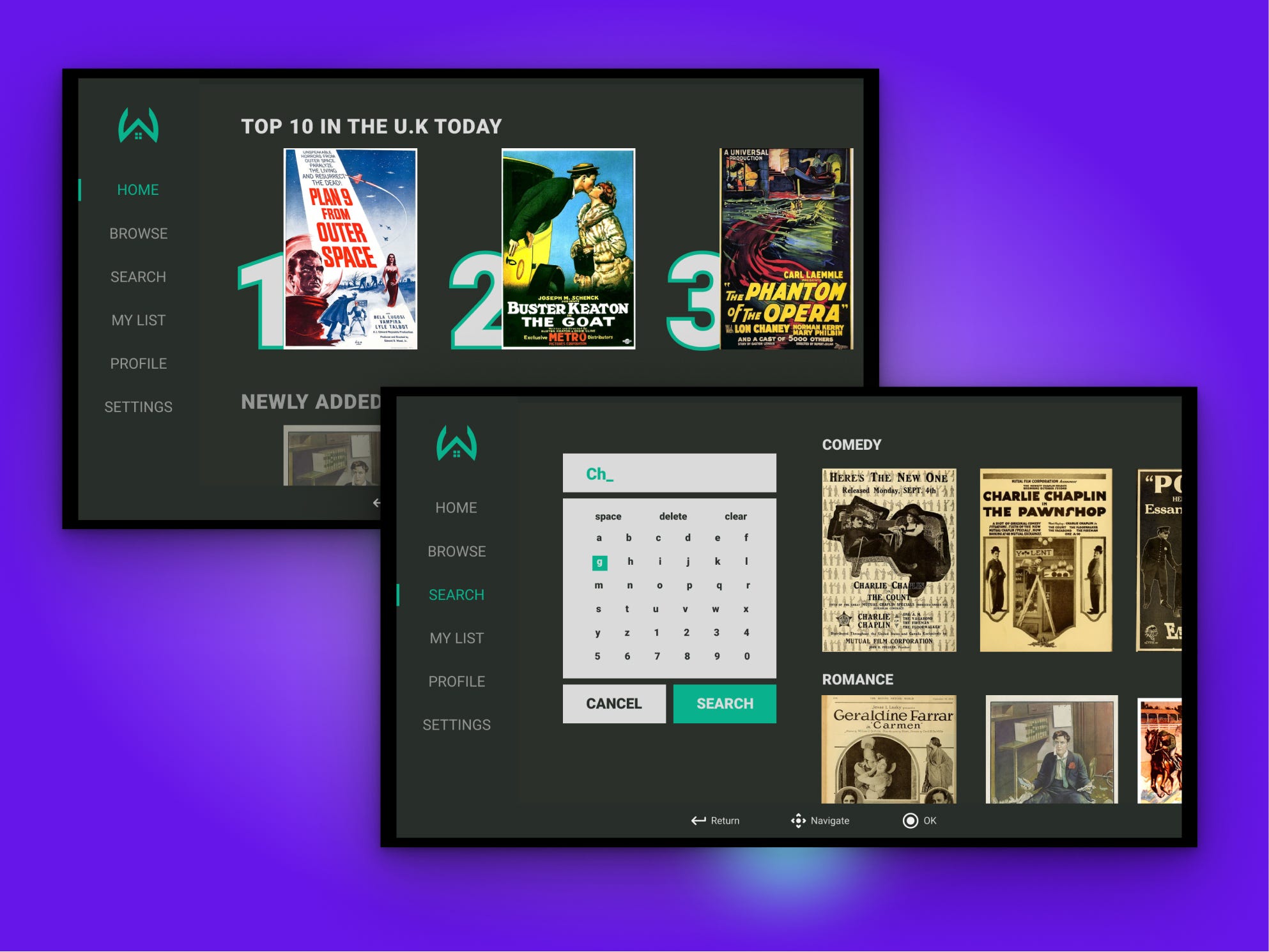 Creating a Smart TV and Mobile App interface for copyright-free movies ...