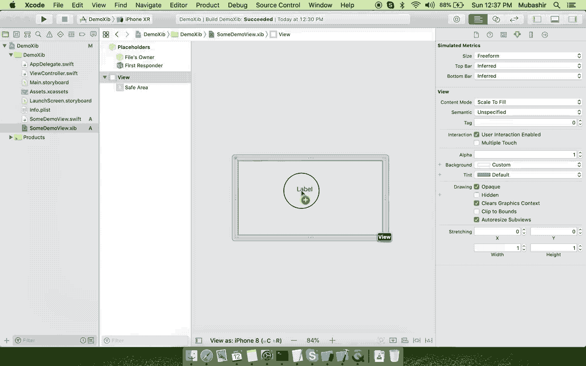 Make A View Using .xib file Xcode 10 2019 Guide | by Mubashir Ali | Medium