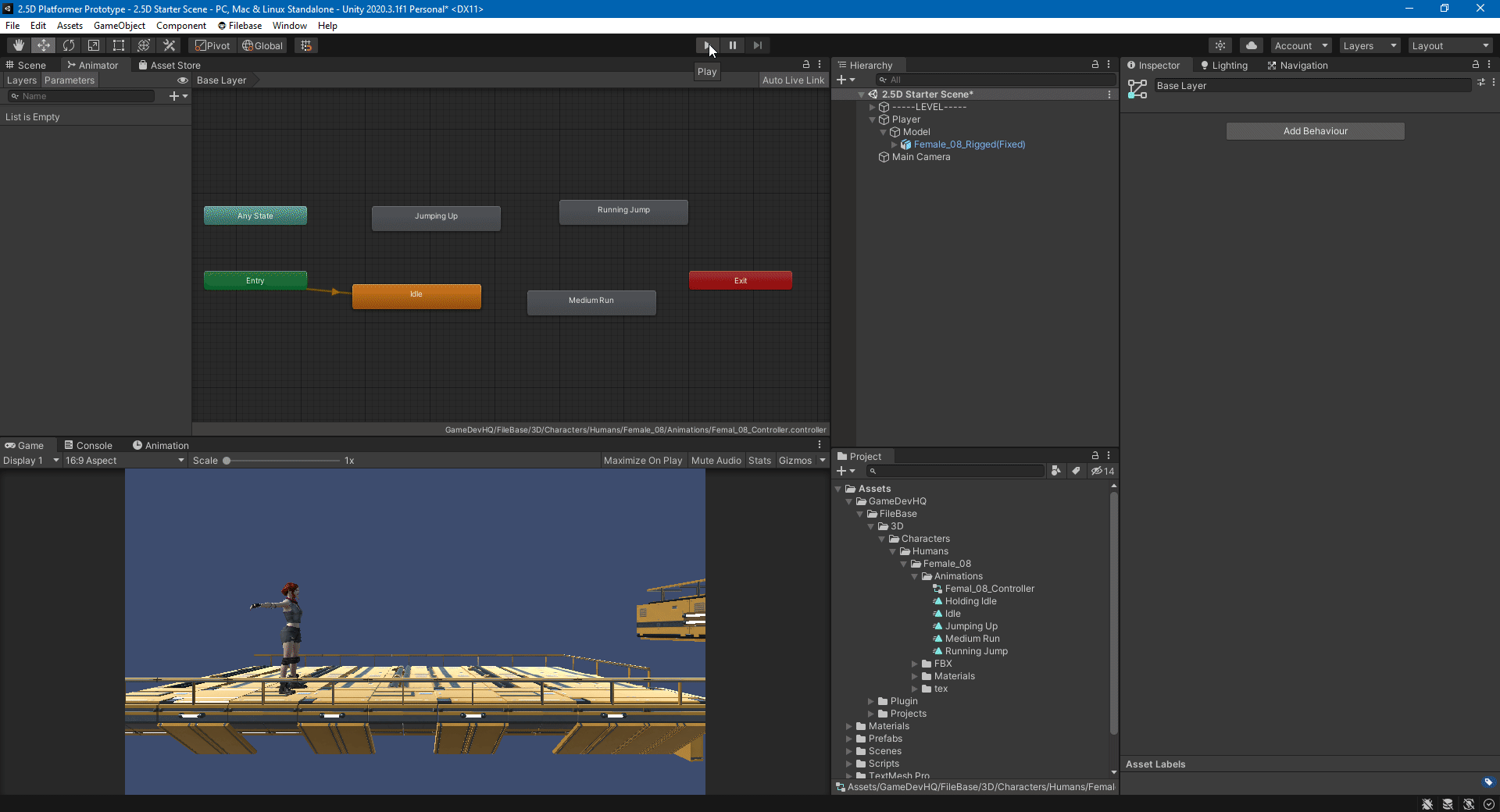 3d Character Animations In Unity This Article Will Show How To Set Up A By Kyle W Powers