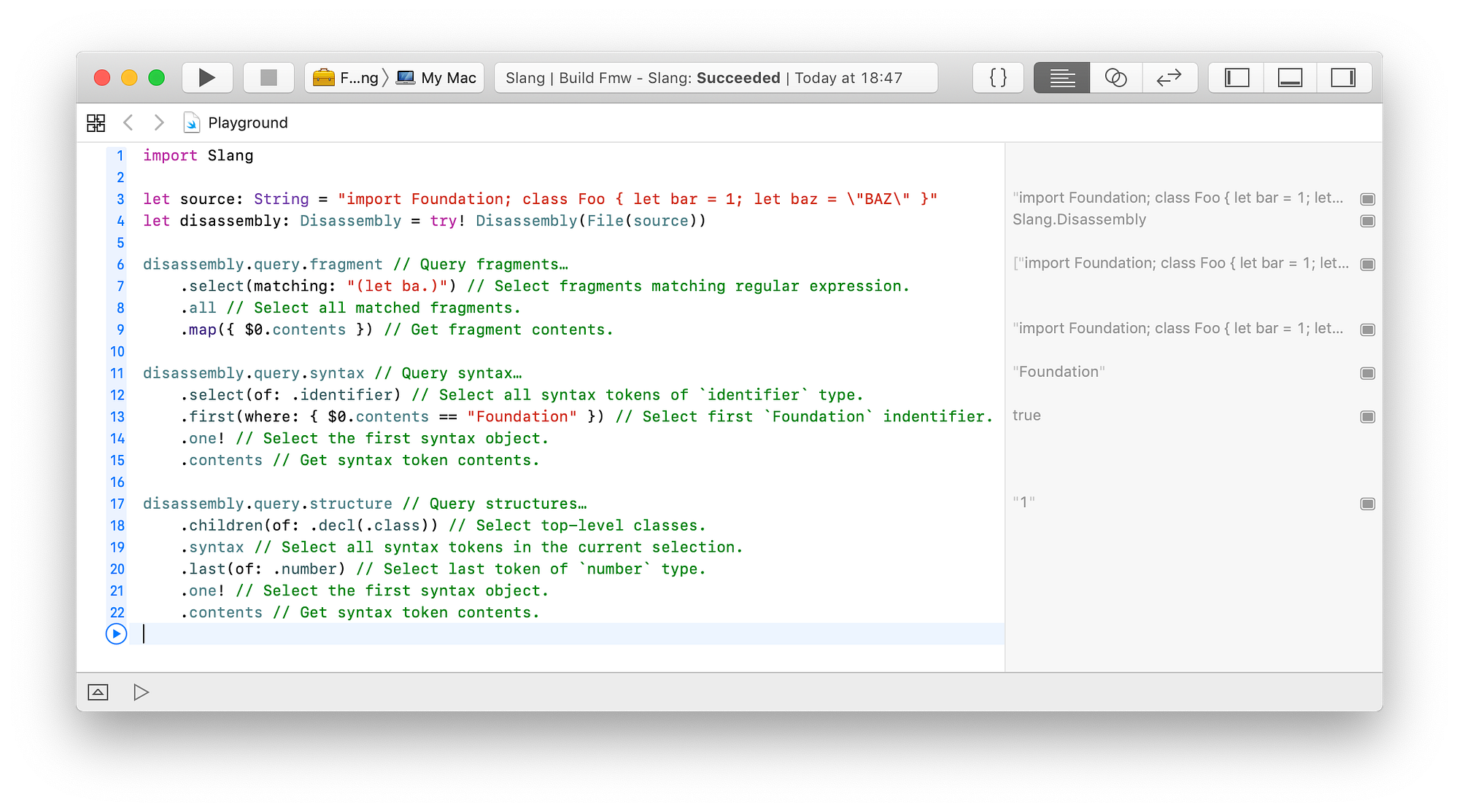 Parsing and Updating Swift Source Code with Slang | by Ian Bytchek | Post-Mortem | Medium