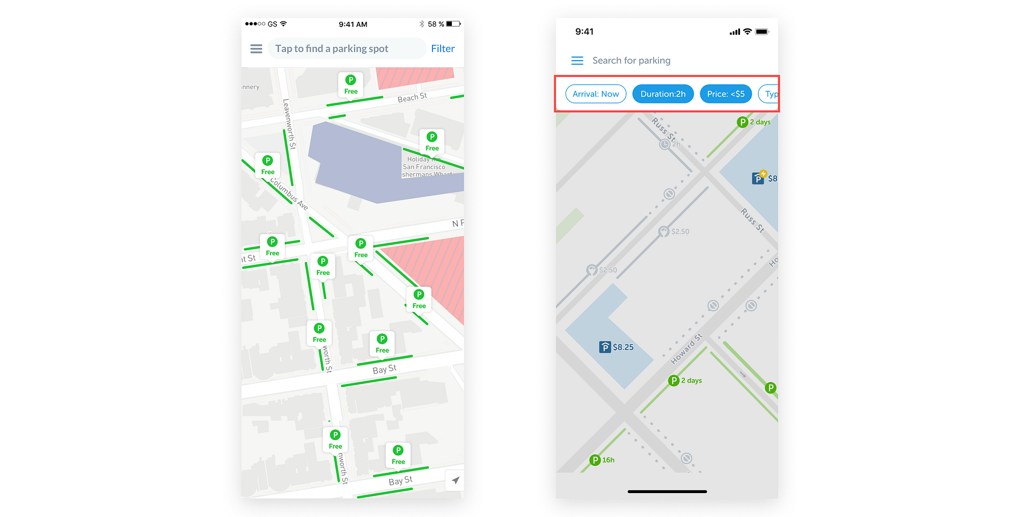 Designing towards live parking map — a UX case study