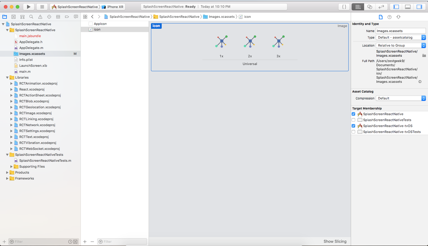 How To Add A Splash Screen To React Nativeios By Ajay Singh