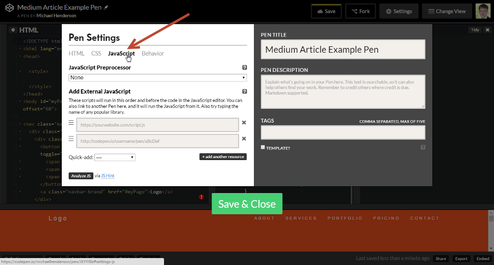 Usando CodePen: tips y buenas prácticas | by Luciano Ramello | Medium