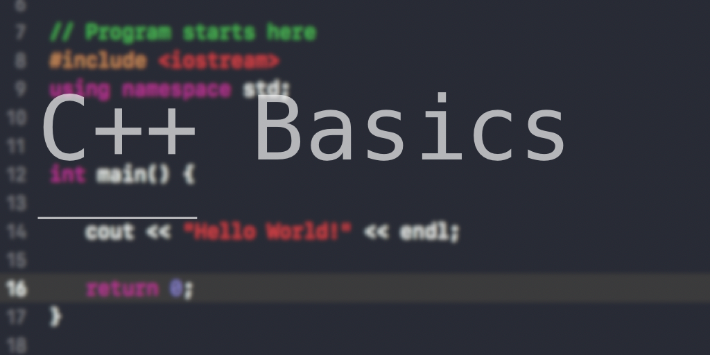 C++ Basics. Part 1: Hello World! (and other… | by Daniel Moster | Medium