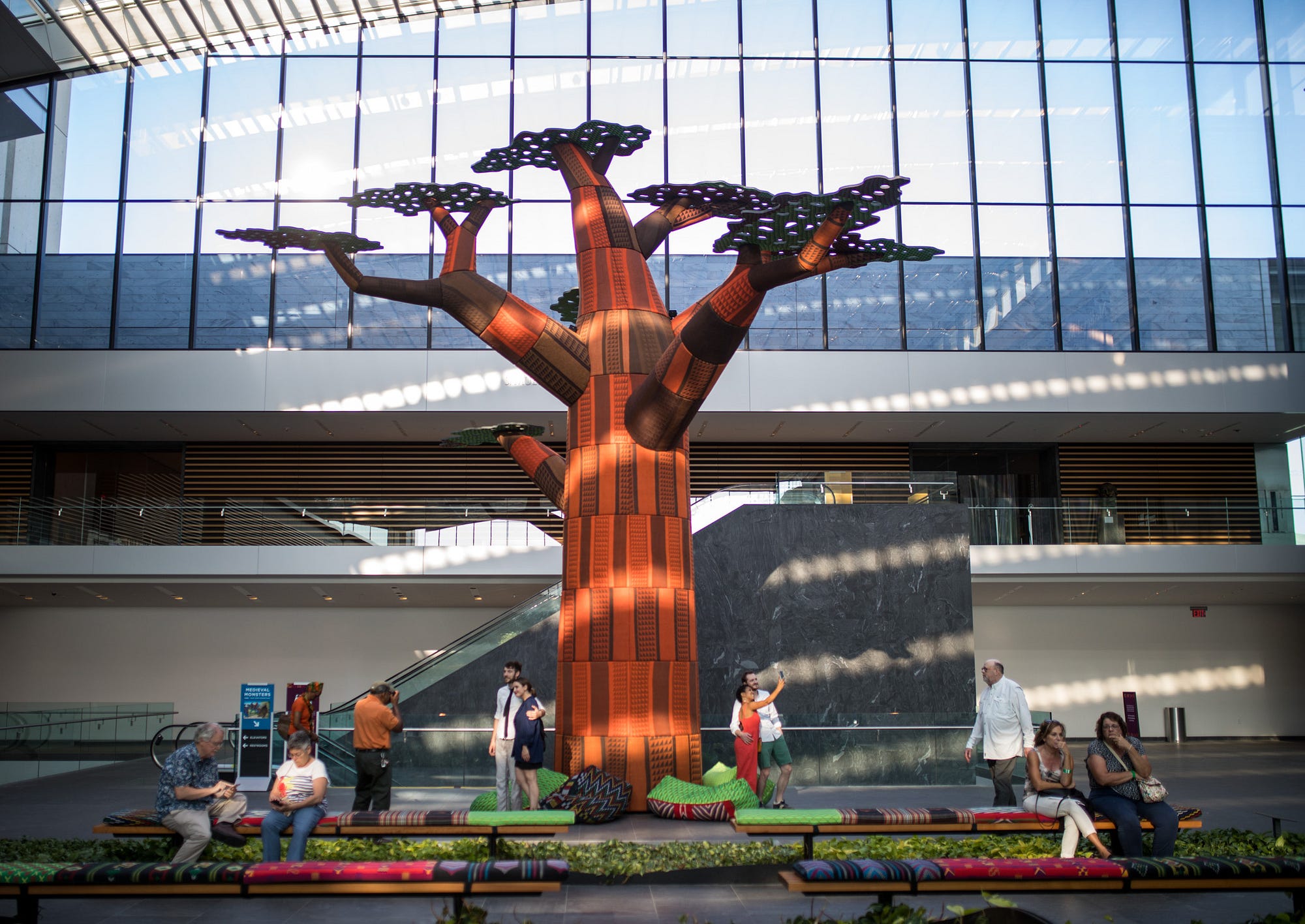 How a Tree Grew in the Ames Family Atrium: Artist Emeka Ogboh on Ámà ...