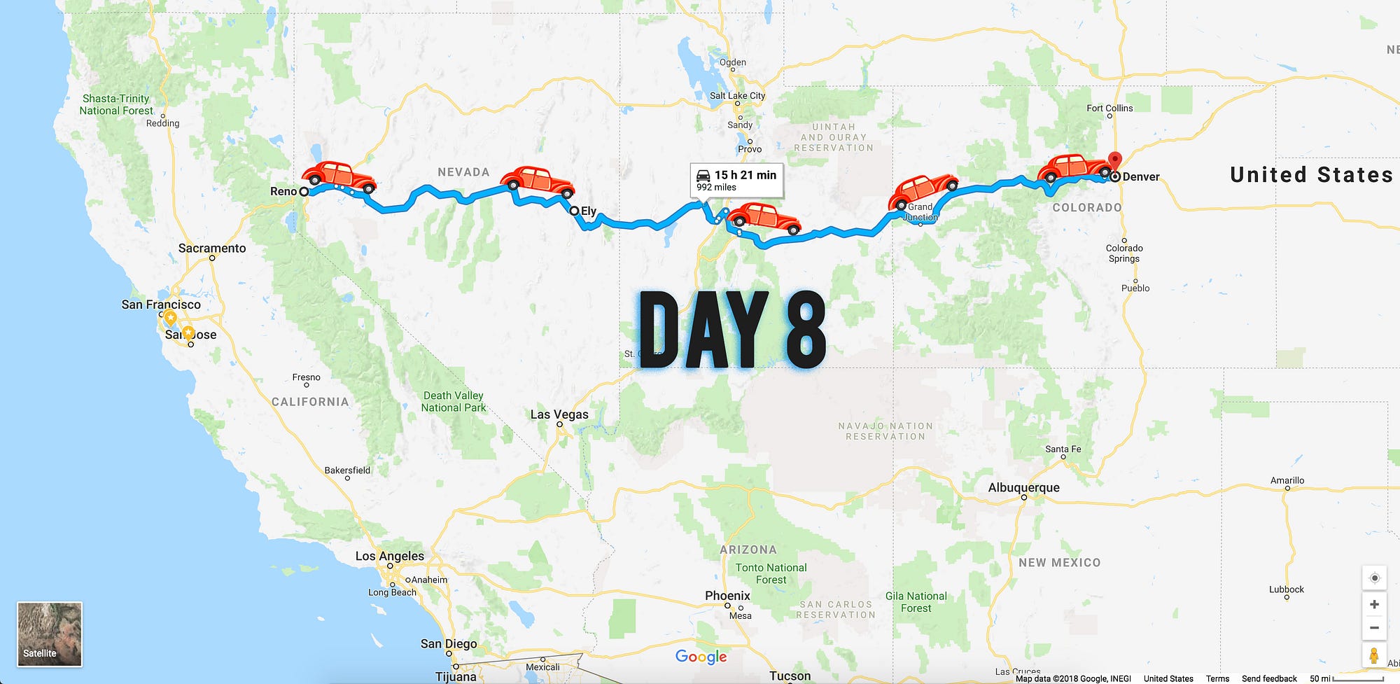 3000 Miles Road Trip Through 5 States In 9 Days | by Anik Yadav | Medium