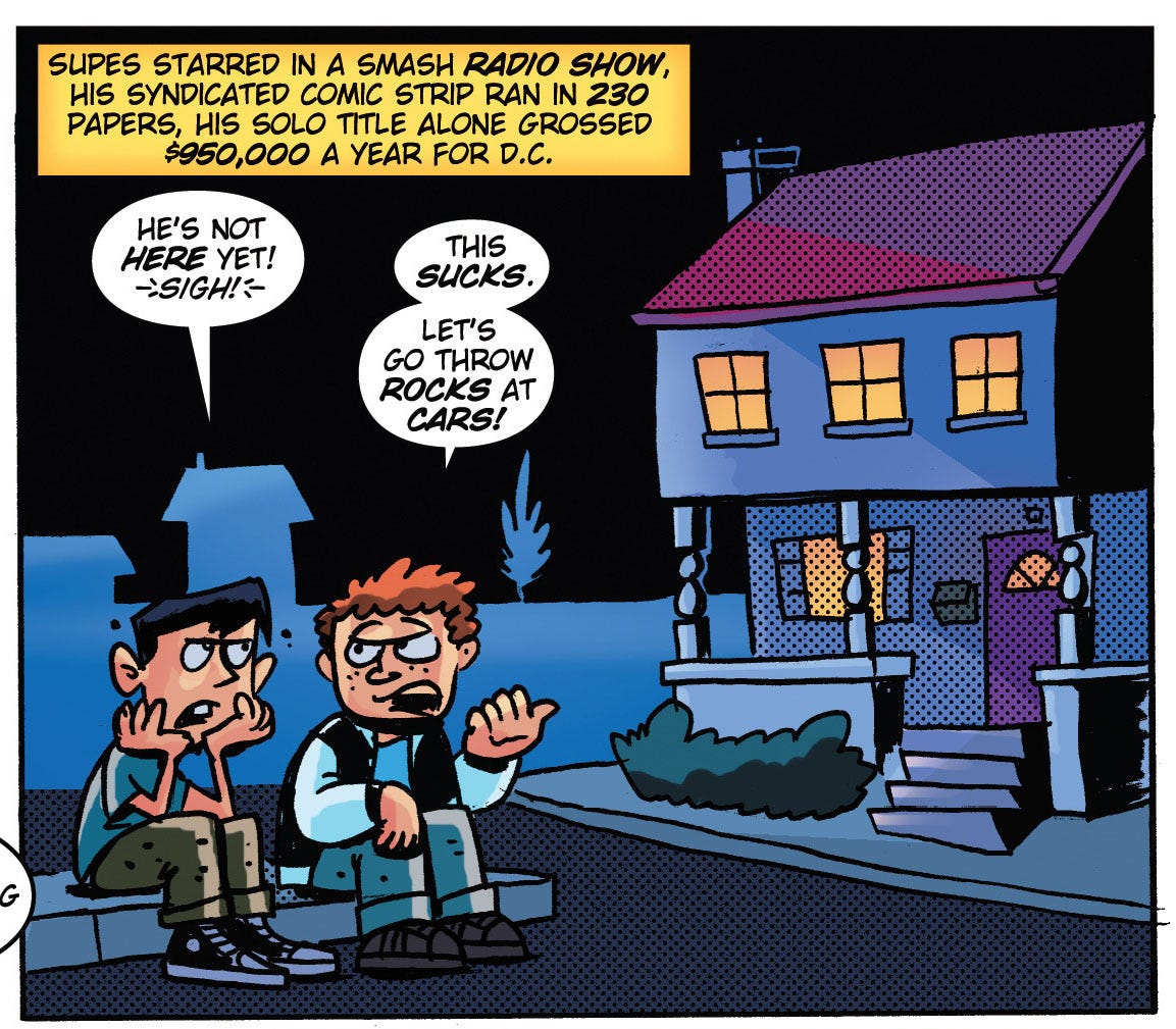 A Comic Book History of Superman. by Fred Van Lente and Ryan Dunlavey… | by Ryan Dunlavey | Medium