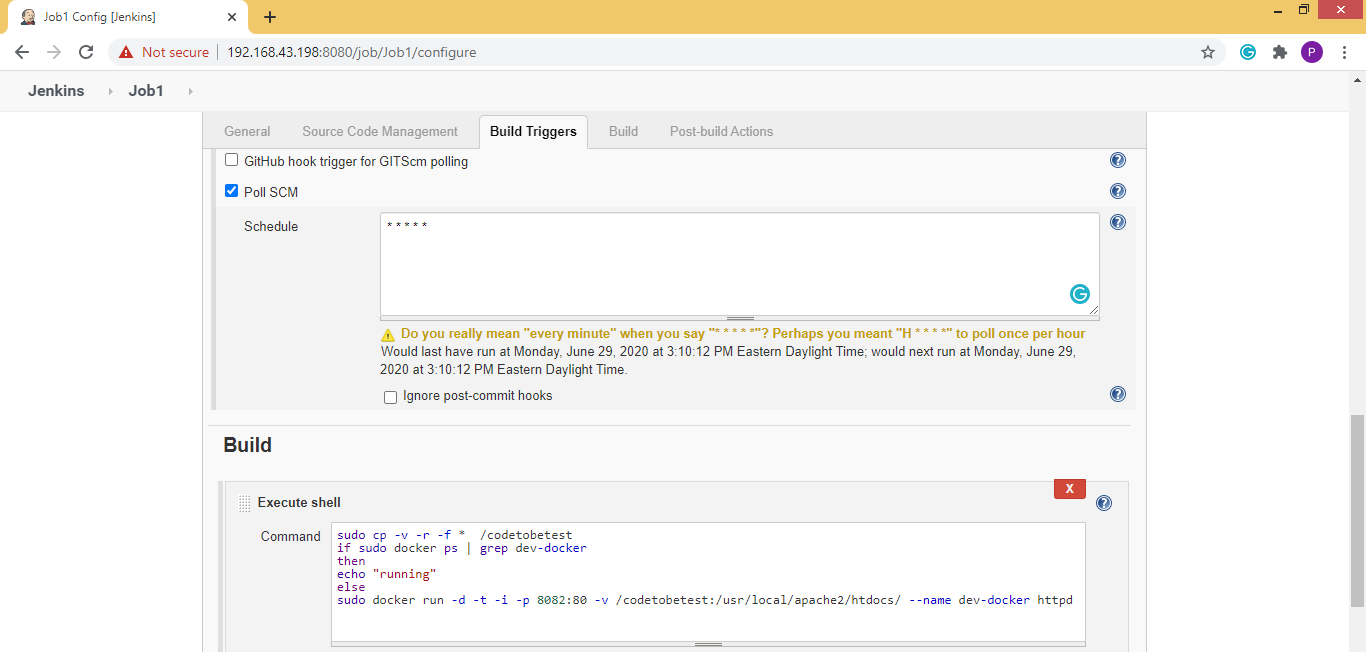 Automated CI/CD Pipeline using Jenkins | Deploy on Docker container ...