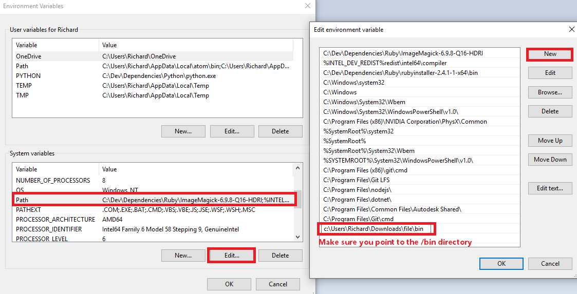 💉 How To Install The RMagick 💉 #RubyOnRails Gem on Windows 7/8/10 (ImageMagick 6.9.6 Q16-HDRI ...