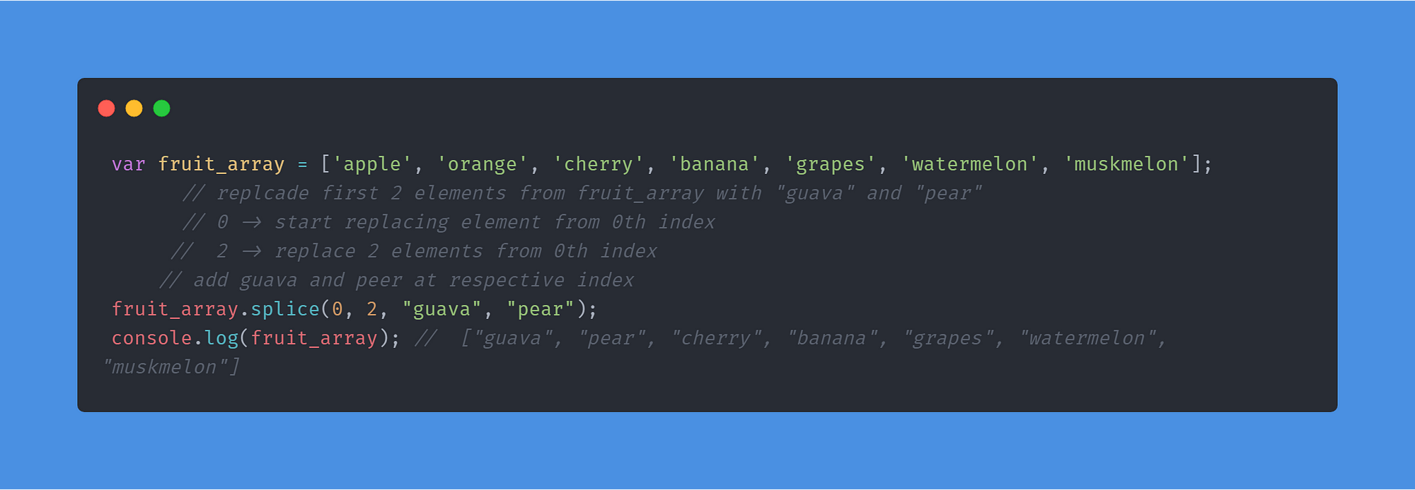 Javascript Array Splice Vs Slice And Negative Index Comparing With Real Life Examples By