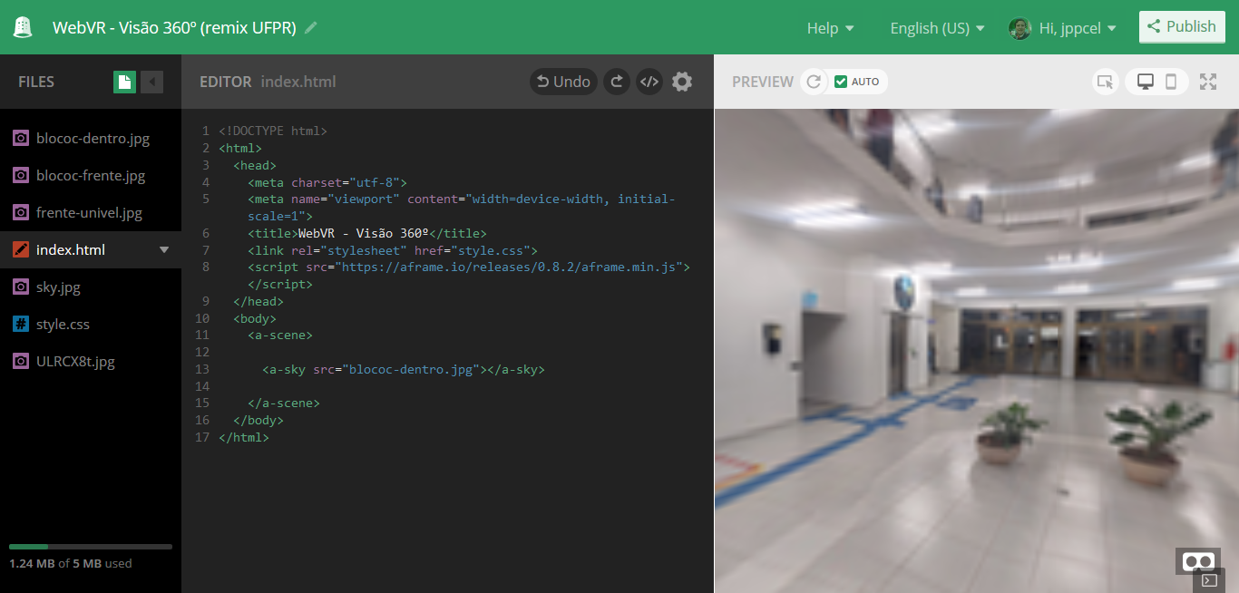 WebVR/A-Frame em destaque no Workshop Realidade Virtual com Linguagens Web | by João Paulo ...
