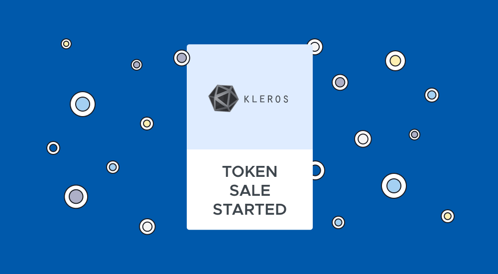 The Kleros Token Sale Is Open. Today marks a monumental day for the… | by Federico Ast | Kleros ...