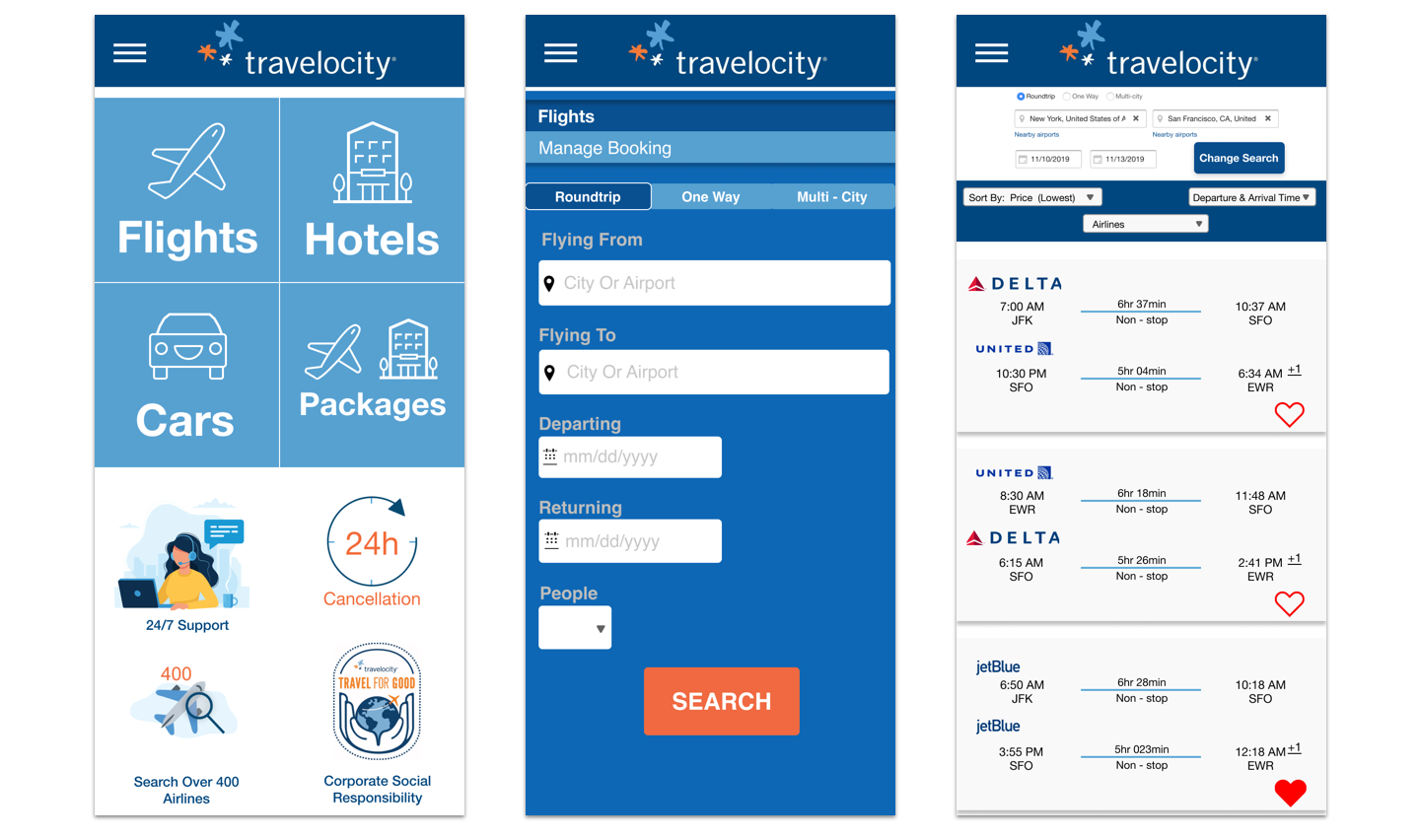 Redesigning Travelocity’s responsive website — a UX case study | by ...