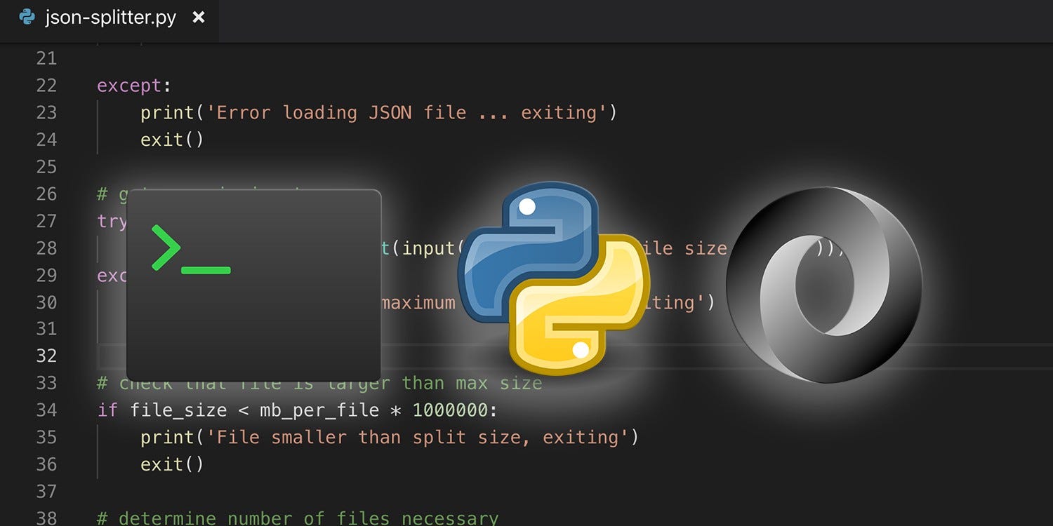 How To Build a Command-Line JSON Splitter | by Jonathan Hsu | Code 85 ...