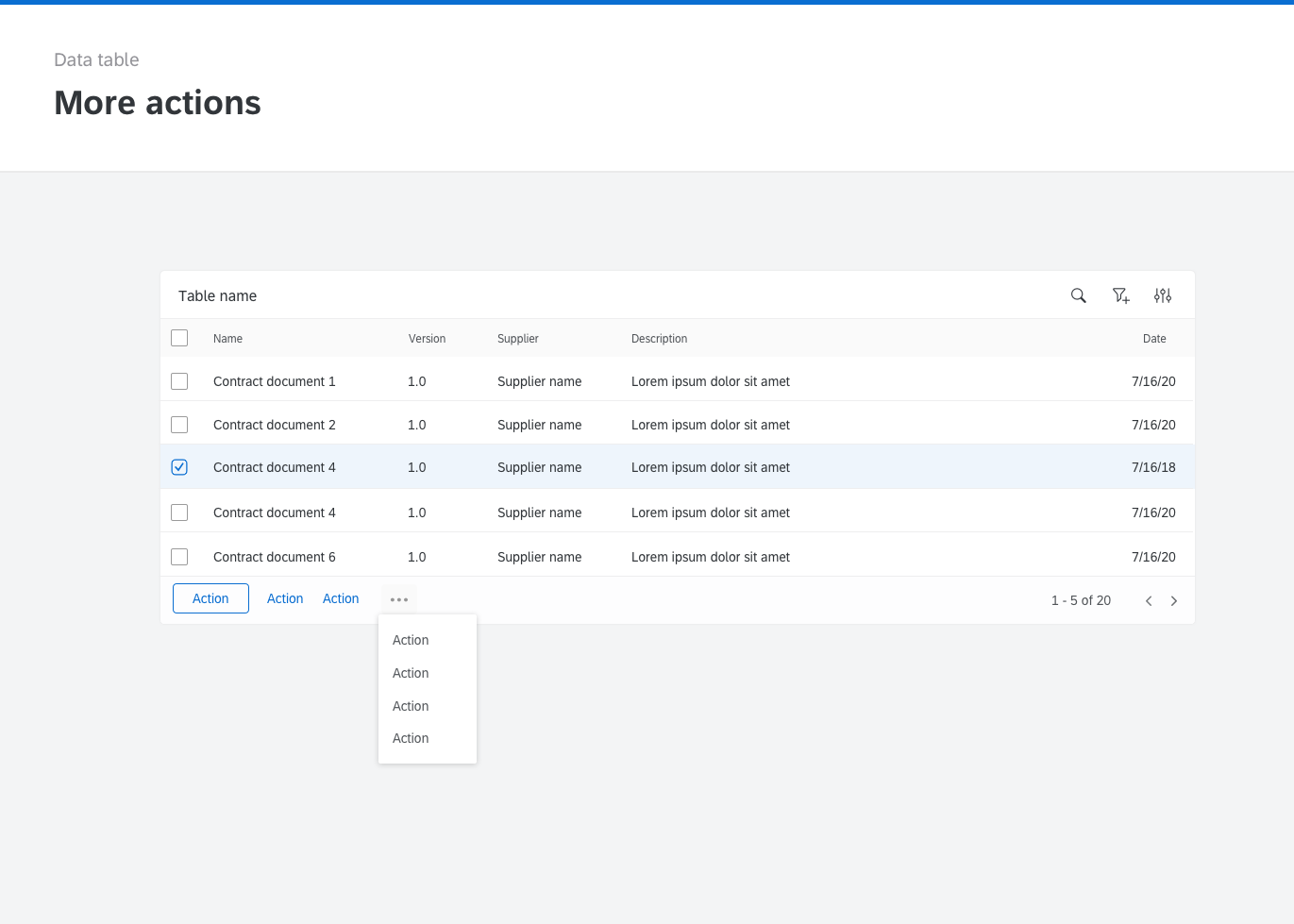 Designing better data tables for enterprise UX | by Lalatendu Satpathy | UX Collective