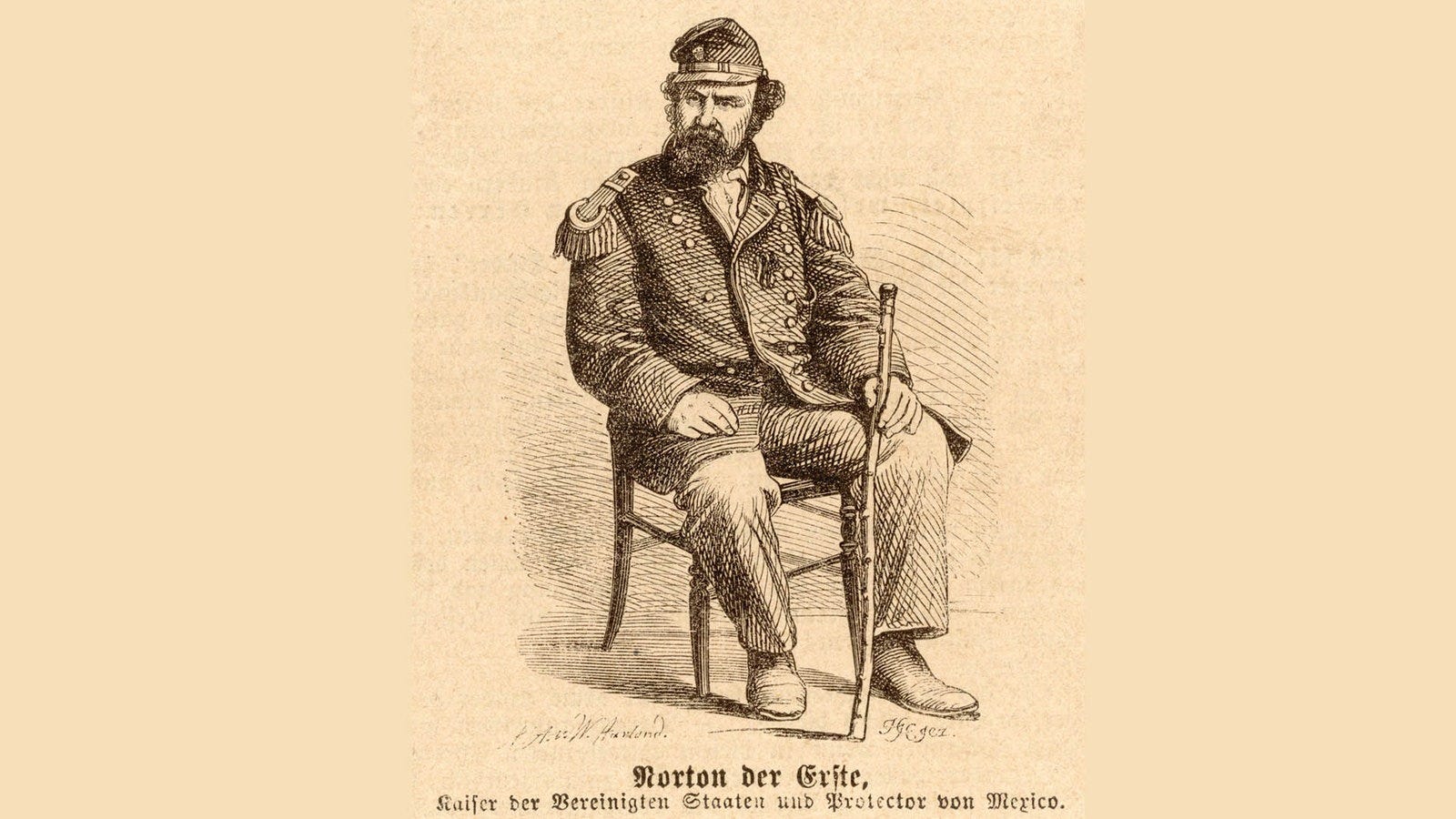 Joshua Norton, Emperor of the United States and bum of San Francisco ...