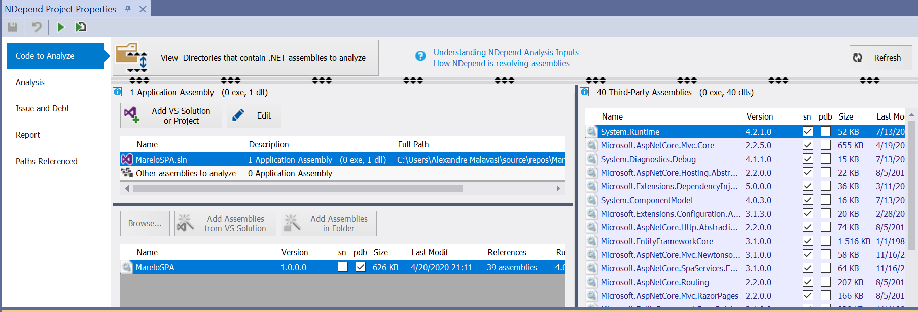 Dependency Graph with NDepend Tool for .NET Core applications | by ...