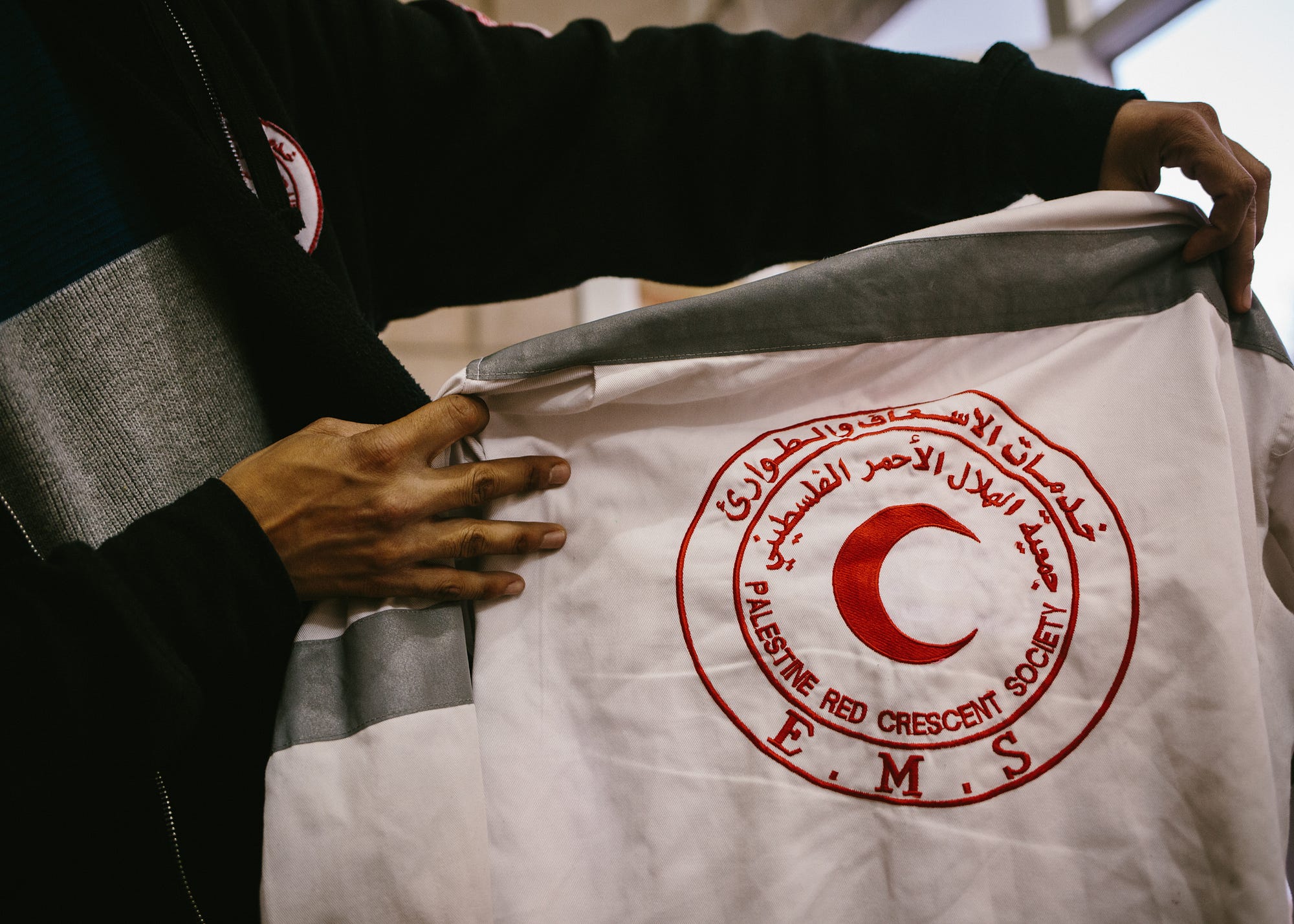 Palestinian Red Crescent. by Josh Zimber | by Josh Zimber | Medium