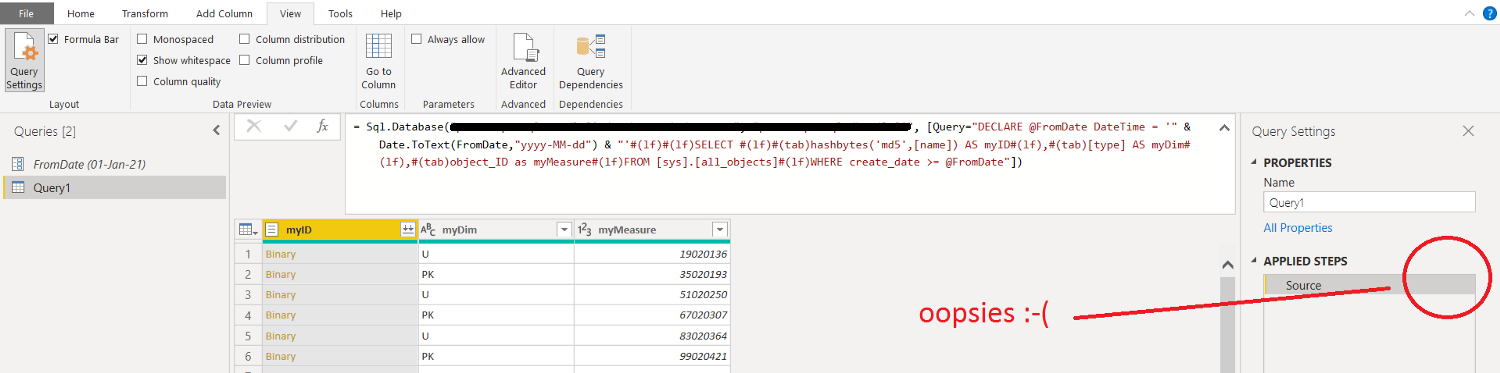 Pimp my Parameterized SQL. A Power-BI Power Tip | by Ross Leishman | Medium