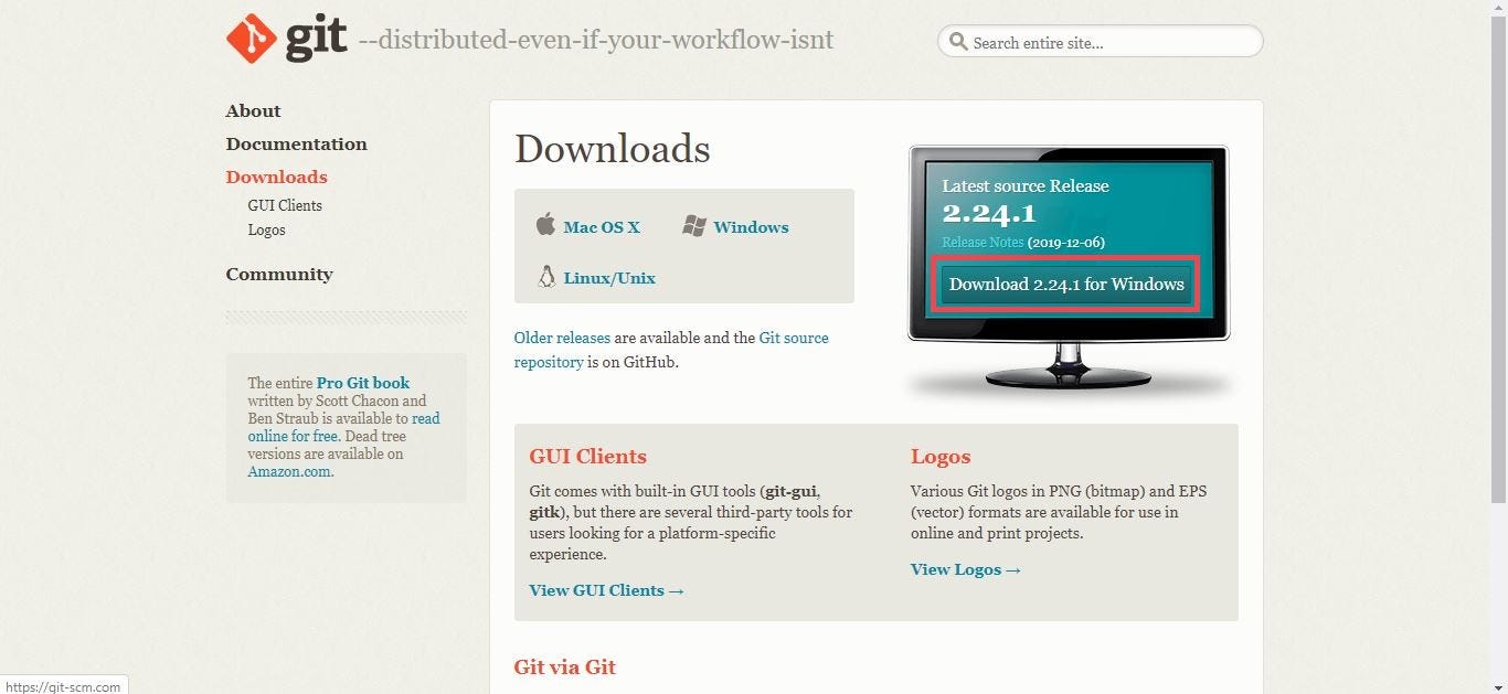 Install & Setup Git on windows computer | by Ravindra Mistry | Web ...