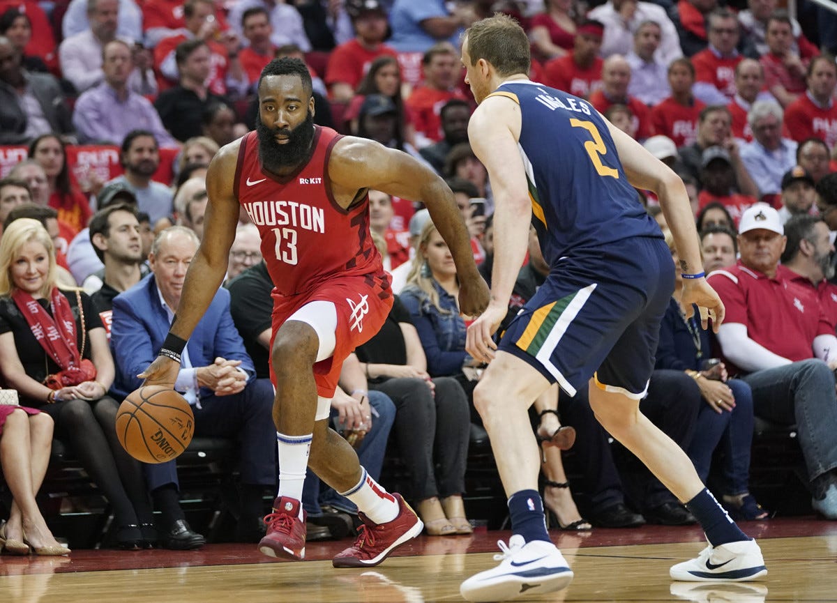 The RIGHT way to guard James Harden | by Stefanos Triantafyllos | Medium