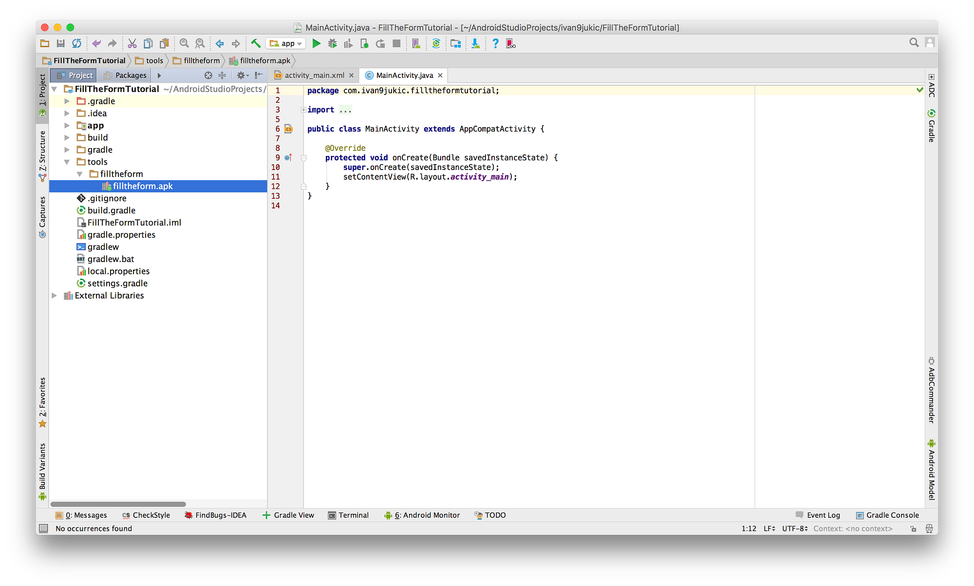 Use FillTheForm in Android Studio | by Ivan Jukić | Medium