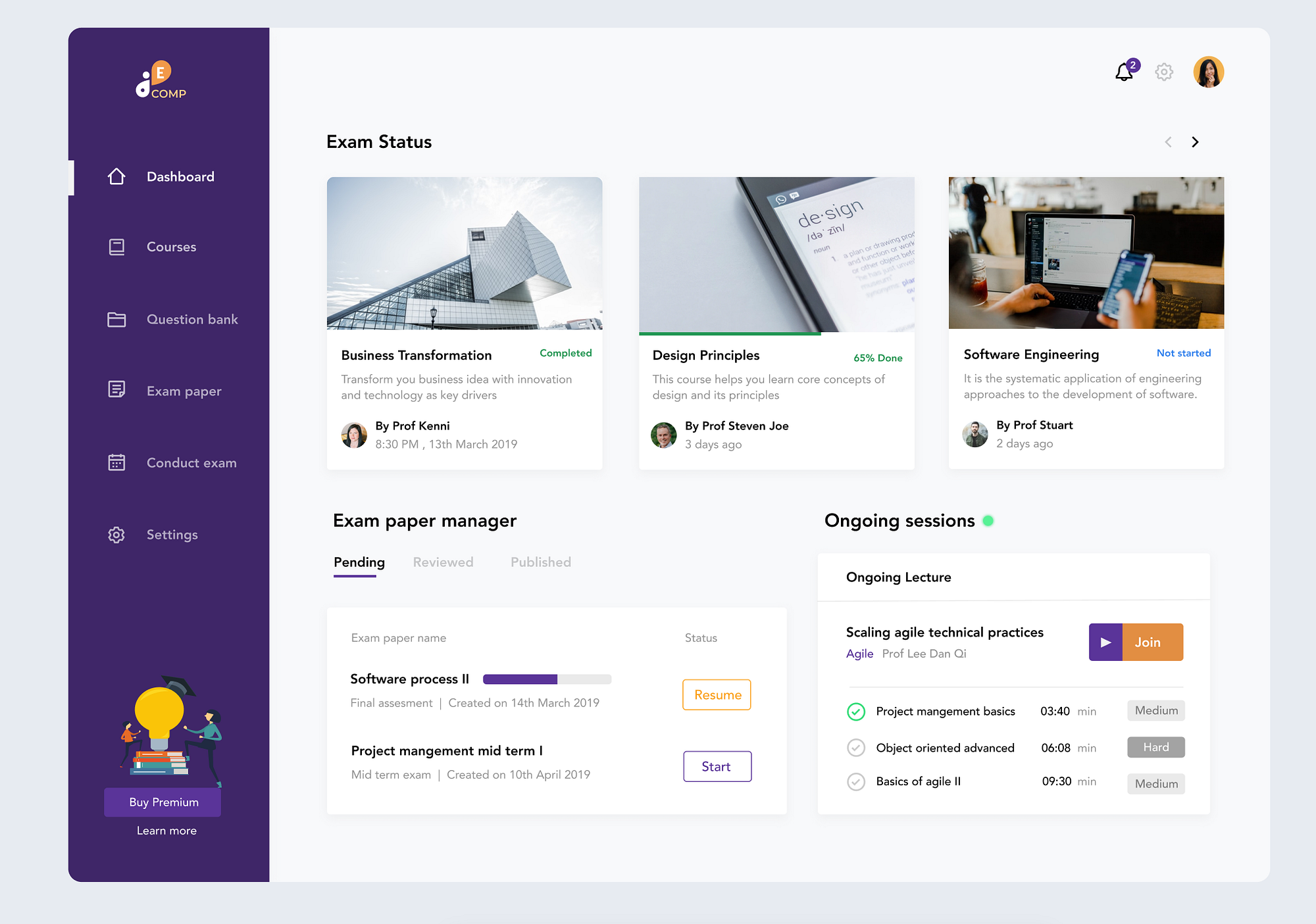 Exam Portal Design — A UX Case study | by Shriya Shekhar | UX Planet