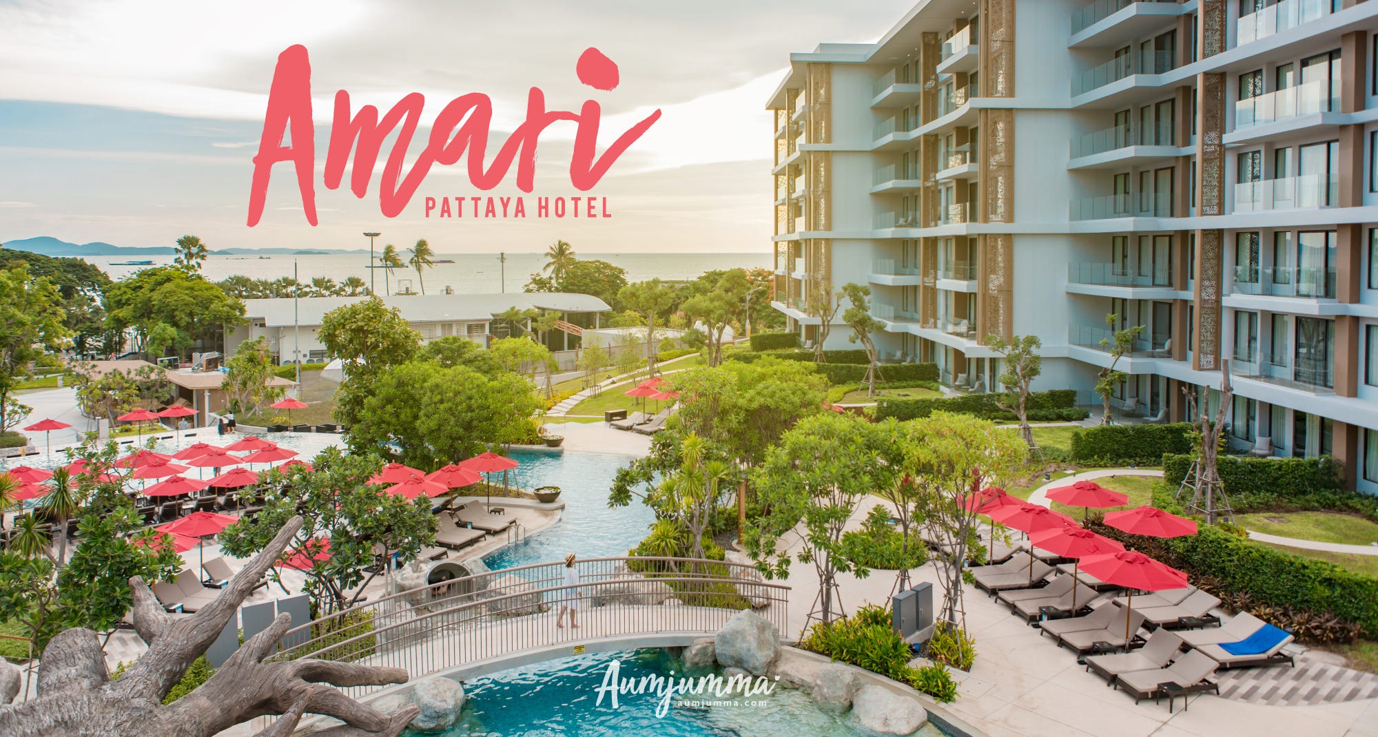 รีวิว Amari Pattaya รีโนเวทใหม่สู่สายแฟมิลี่เต็มตัว มีสวนน้ำ มี Kids ...