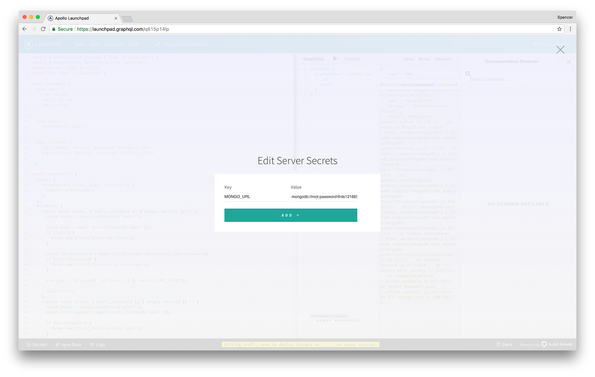 Graphql Authentication With React Native And Apollo Part 12
