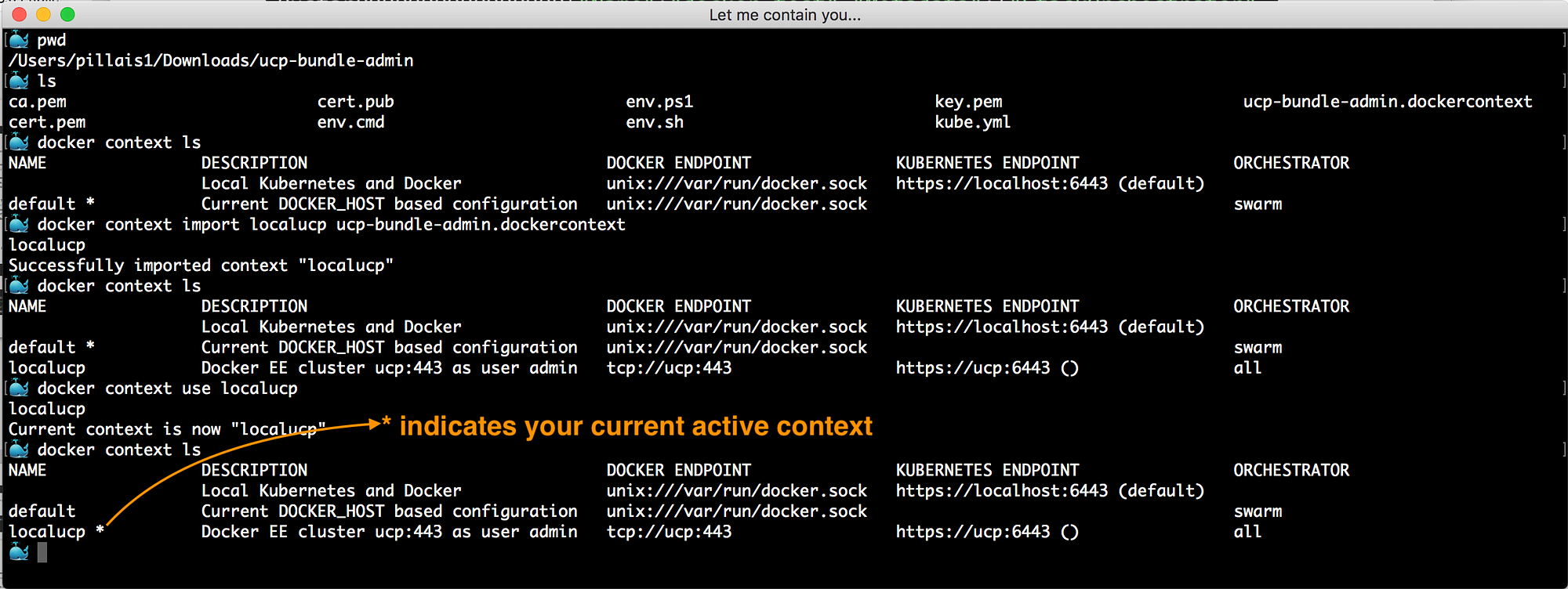 docker context — Manage multiple clusters | by Sujay Pillai | Medium docker context — Manage multiple clusters | by Sujay Pillai | Medium