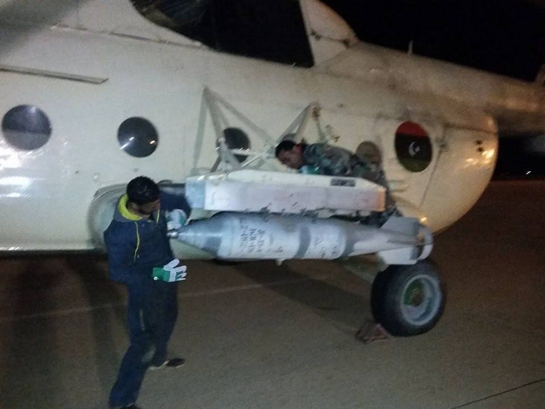 The Libyan National Army’s Planes and Helicopters Are Scattering ...