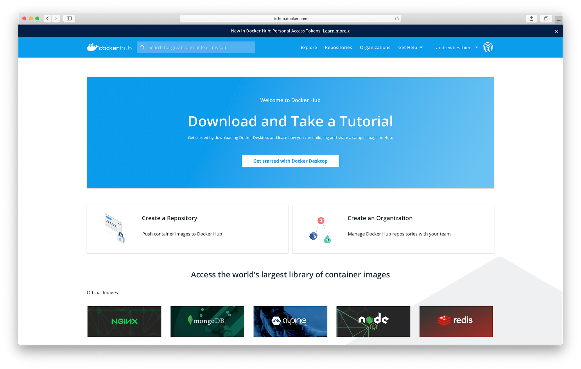 How to create a Docker Hub repository: | by Andrew Bestbier | Medium