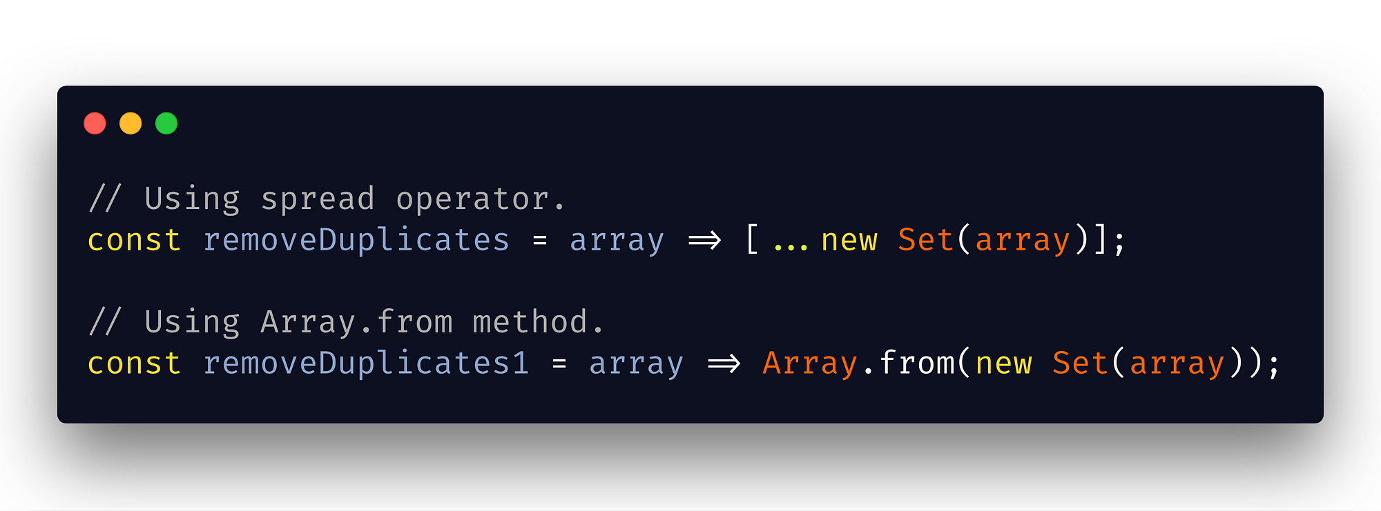 JS one-liners 😻. Collection of JS one-liners. | by Hitesh Kumar | Medium
