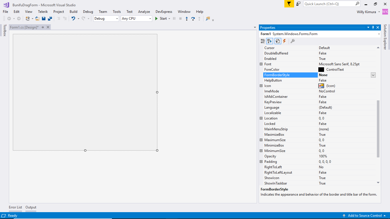 Dragging in WinForms using Bunifu UI | by Willy Kimura | Bunifu Framework | Medium